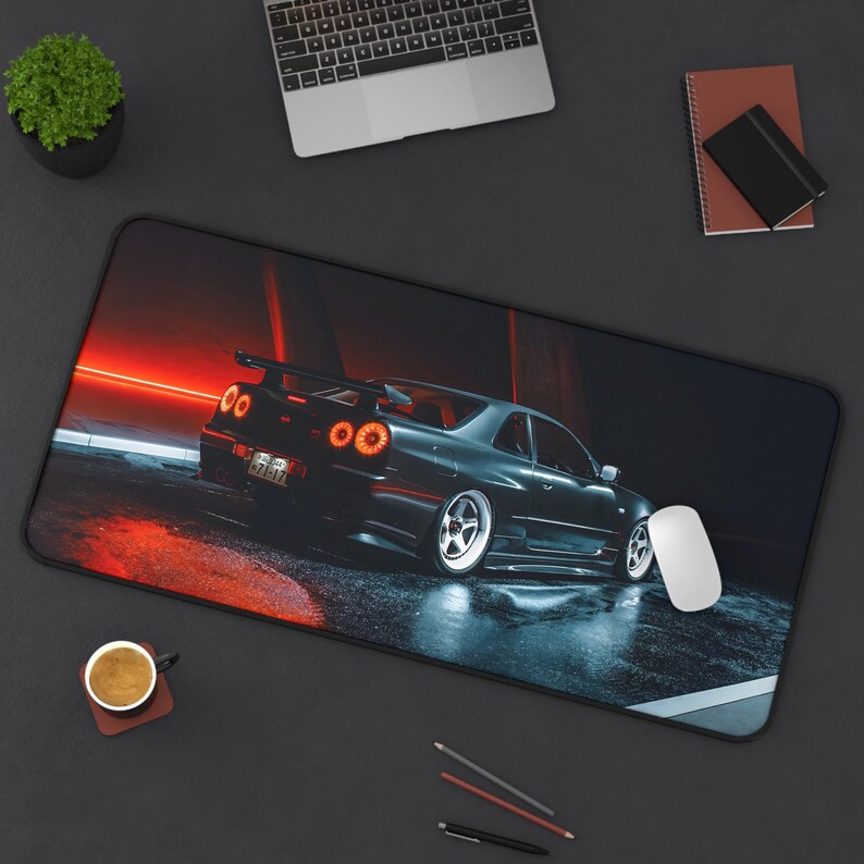 Nissan Skyline GT-R Mouse Pad, Iconic JDM Car Design, Premium Desk Mat ...