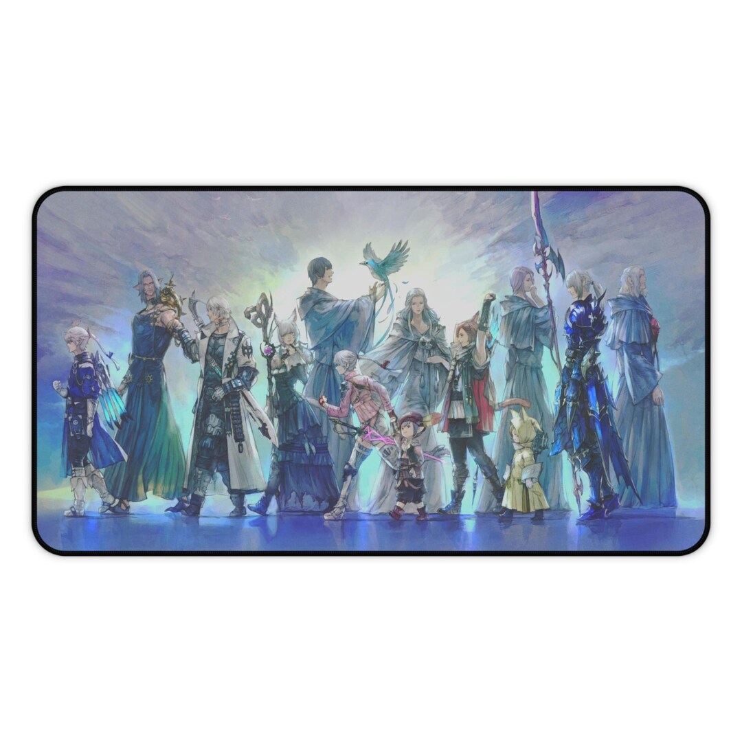 Final Fantasy Endwalker Desk Mat FFXIV Online Mouse Pad Anime Gamer's ...