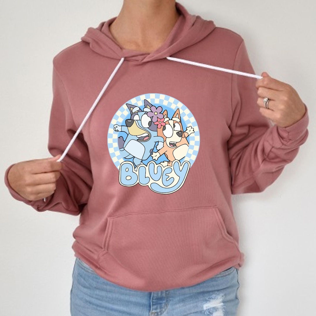 Bluey Family Hoodie, Gift for Friends, Unisex, Couple's Sweat ...