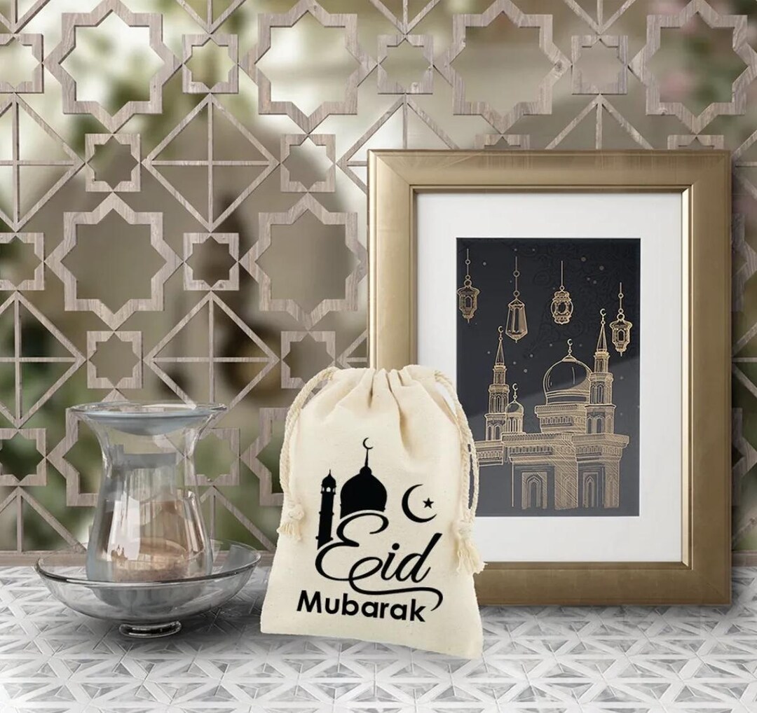 Eid and Ramadan Drawstring Gift Bag - Etsy