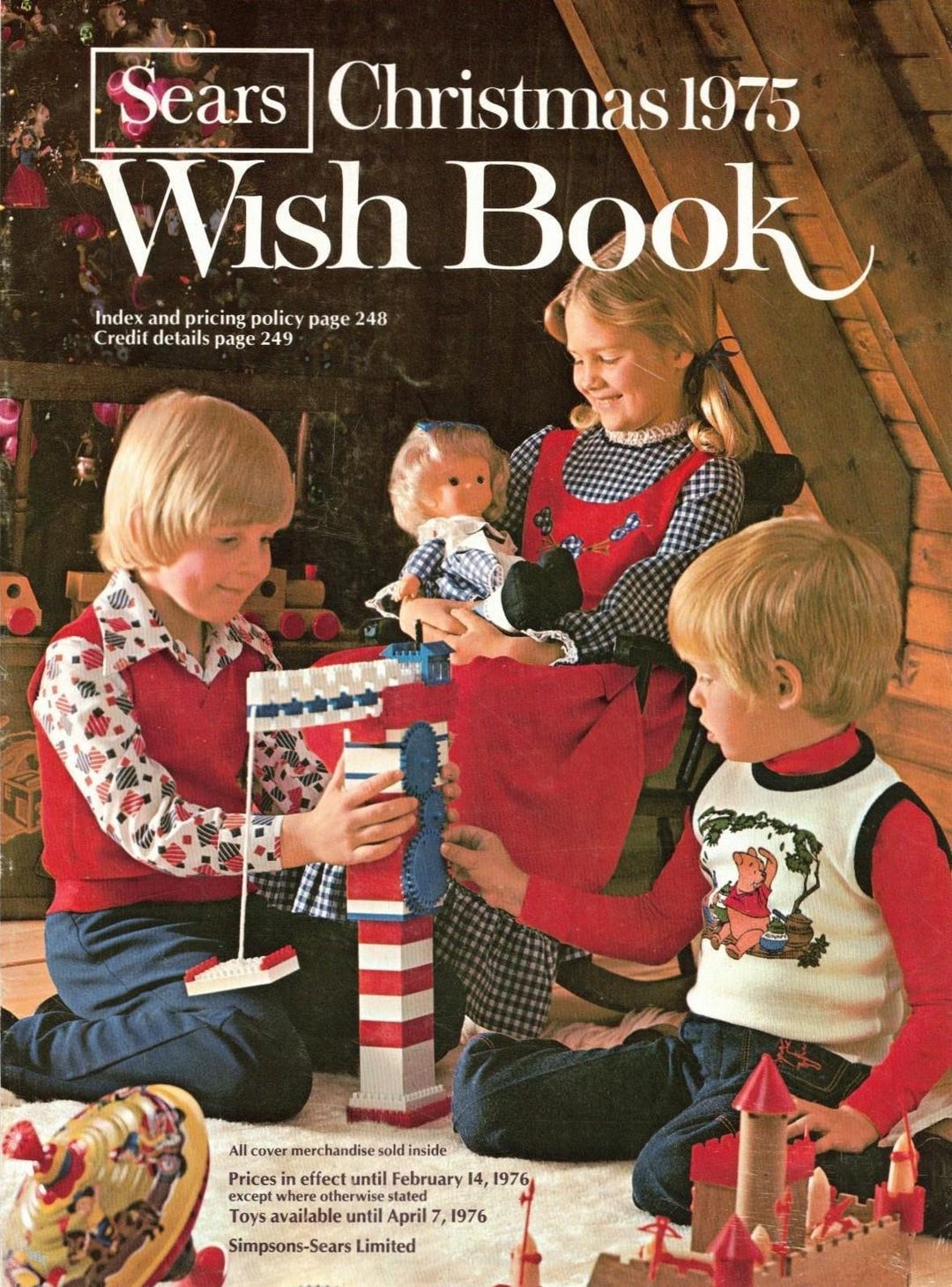 Sears Christmas 1975 Wishbook PDF Download, Vintage Digital Instant ...