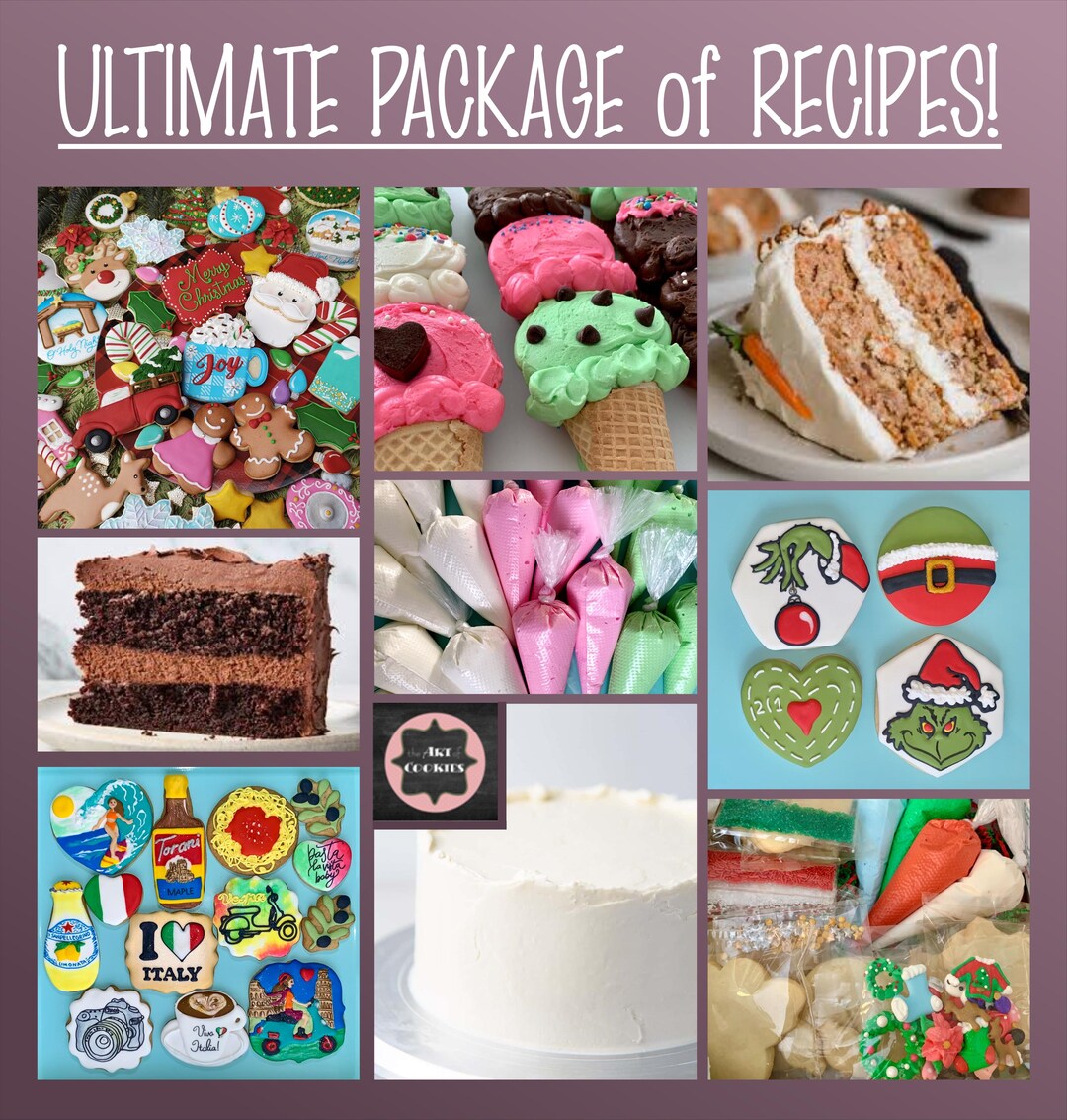 Ultimate Recipe Package of Rolled Sugar Cookie, Royal Icing ...