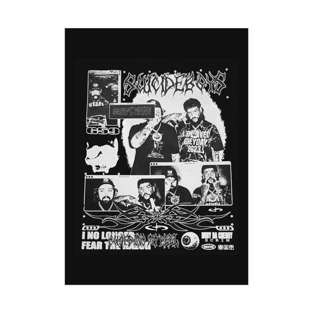 Suicideboys Music Hiphop Emo Rappers Rolled Posters || Many Sizes - Etsy