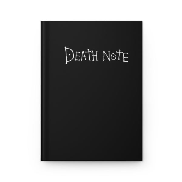 Death Note Notebook - Etsy