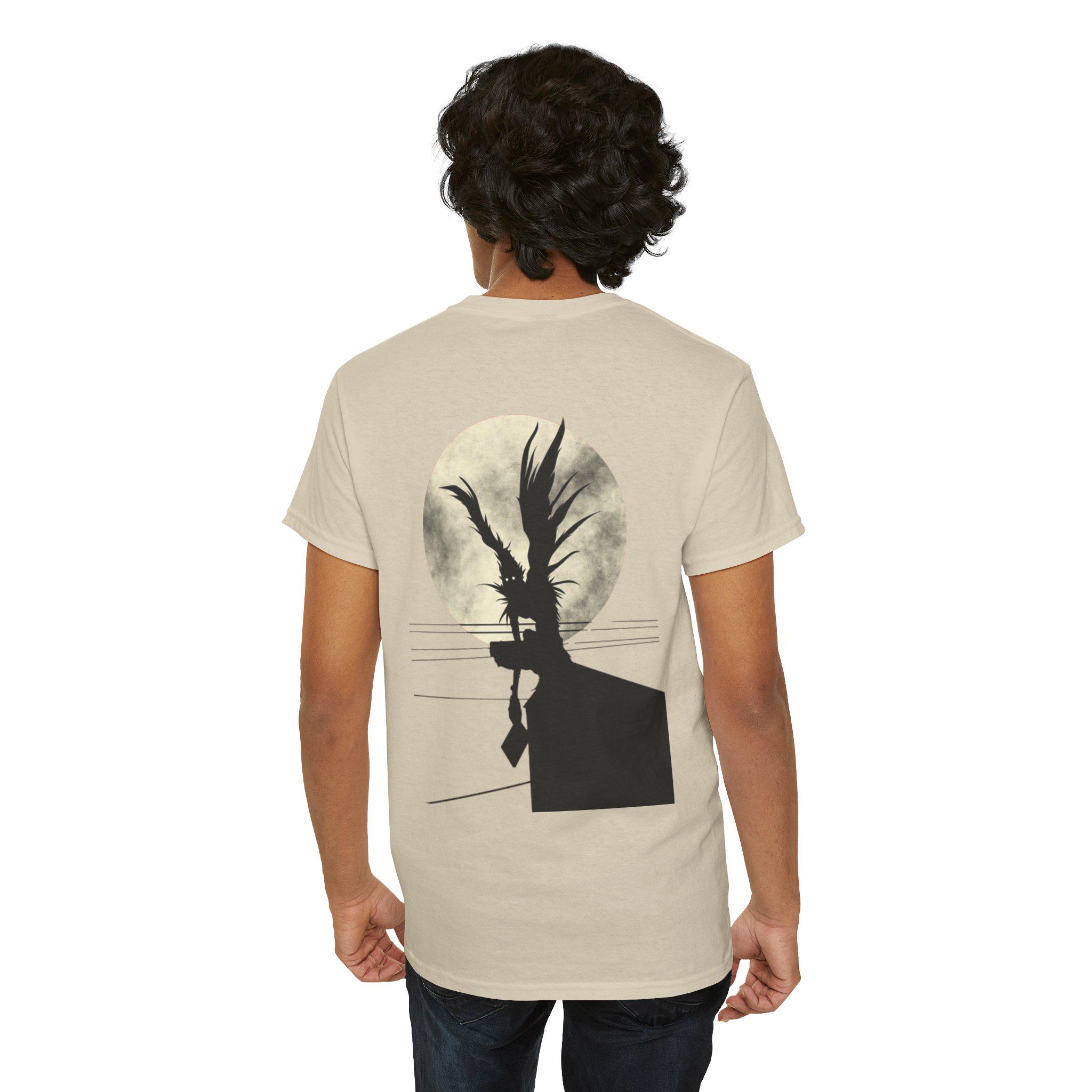 Anime Death Note Ryuk Full Moon Wings Manga Unisex 100% Heavy Cotton T ...