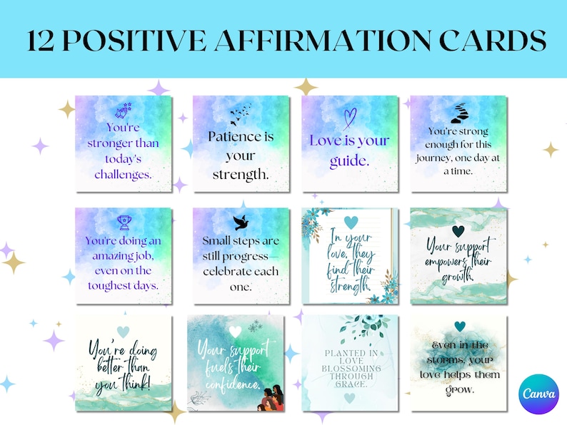 Printable Positive Quote Cards Positive Sayings, Kindness Cards ...