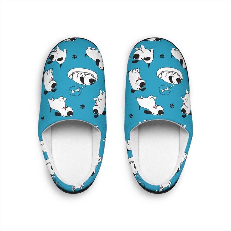 Cozy Dog Women's Slippers Cute Puppy House Shoes, Fuzzy Animal Bedroom ...