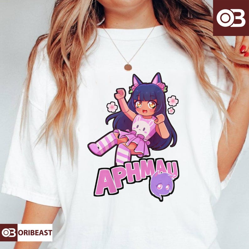 Aphmau Youtuber Gamers Boys Girls Novelty Shirt, Roblox Shirt ...