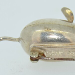 Whimsical Puffy Sterling Silver Mouse Earrings & Brooch Set - Etsy