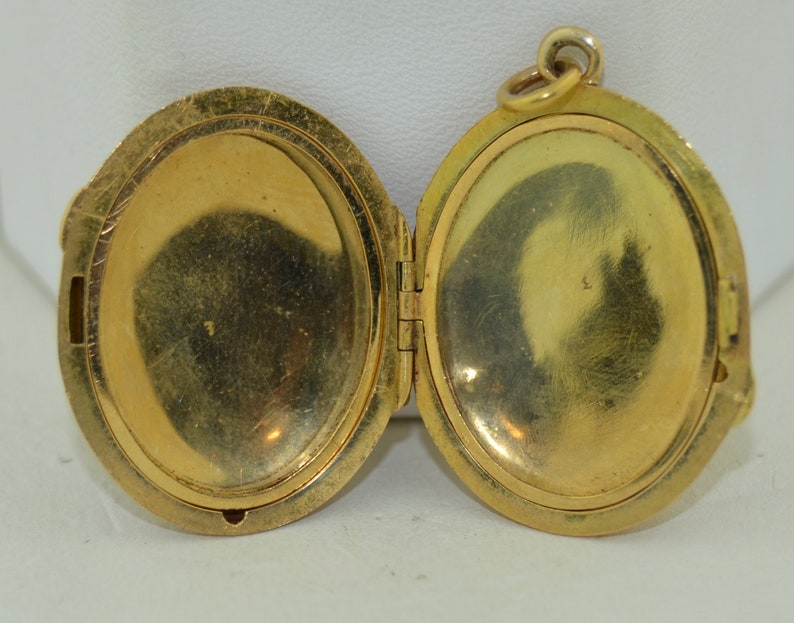 Victorian 18K Enamel Cherub Putti Locket - Etsy