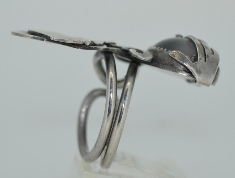 Sterling Silver Genie & Crystal Ball Ring - Etsy