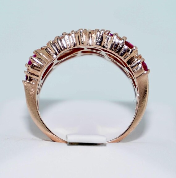 EFFY Ruby Royale 14K Rose Gold Ruby and Diamond Ring - Gem