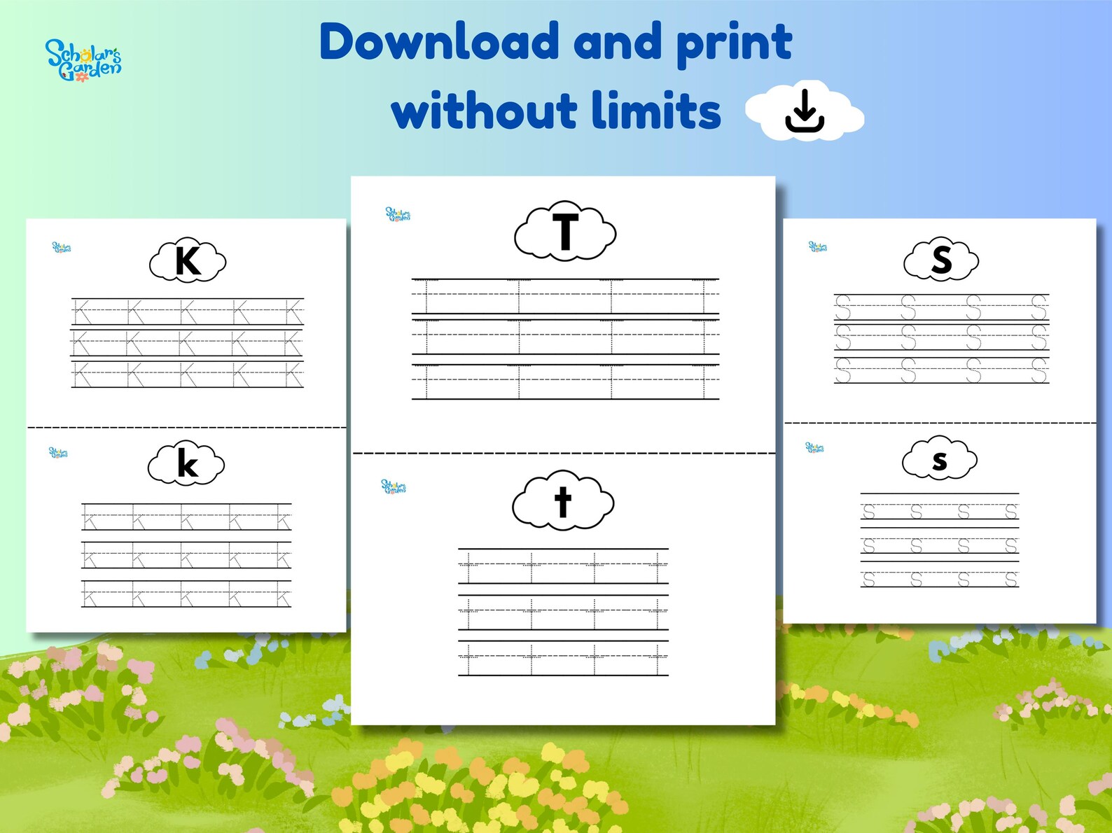 Printable A-Z Worksheets Alphabet Tracing Worksheets for Preschool ...