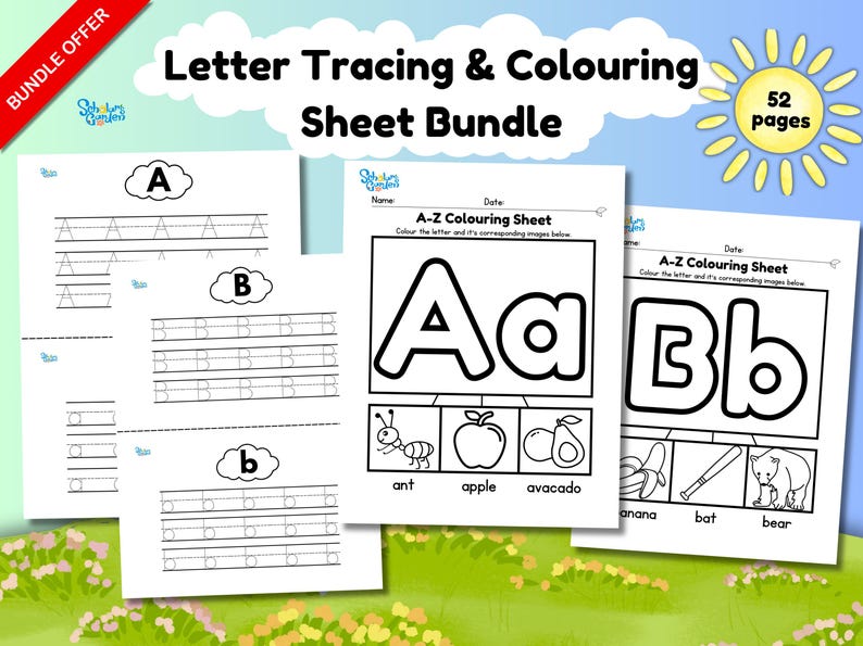 Printable A-Z Worksheets Alphabet Tracing Worksheets for Preschool ...
