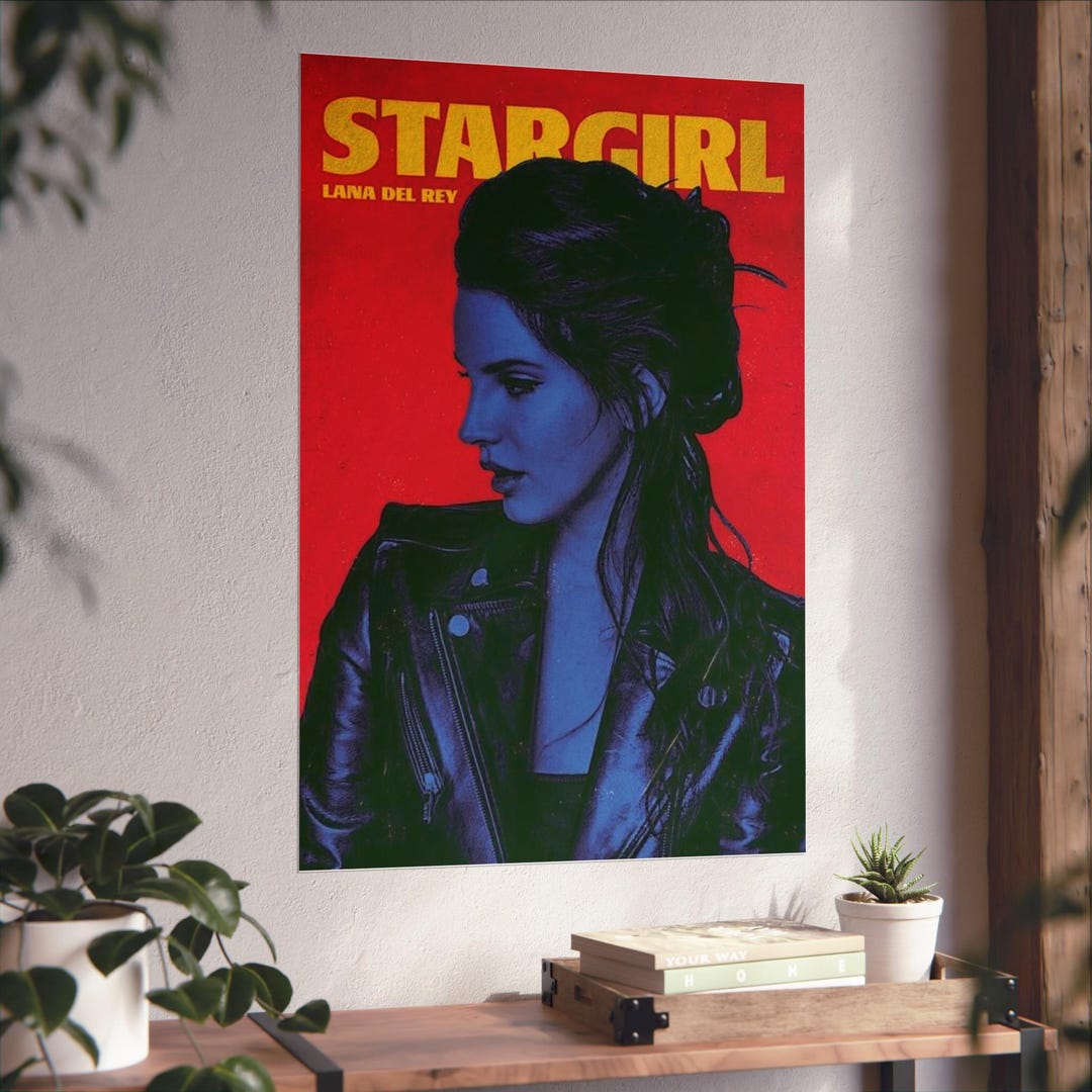 Lana Del Rey Stargirl Album Cover Poster, Music Poster, Wall Art, Home ...