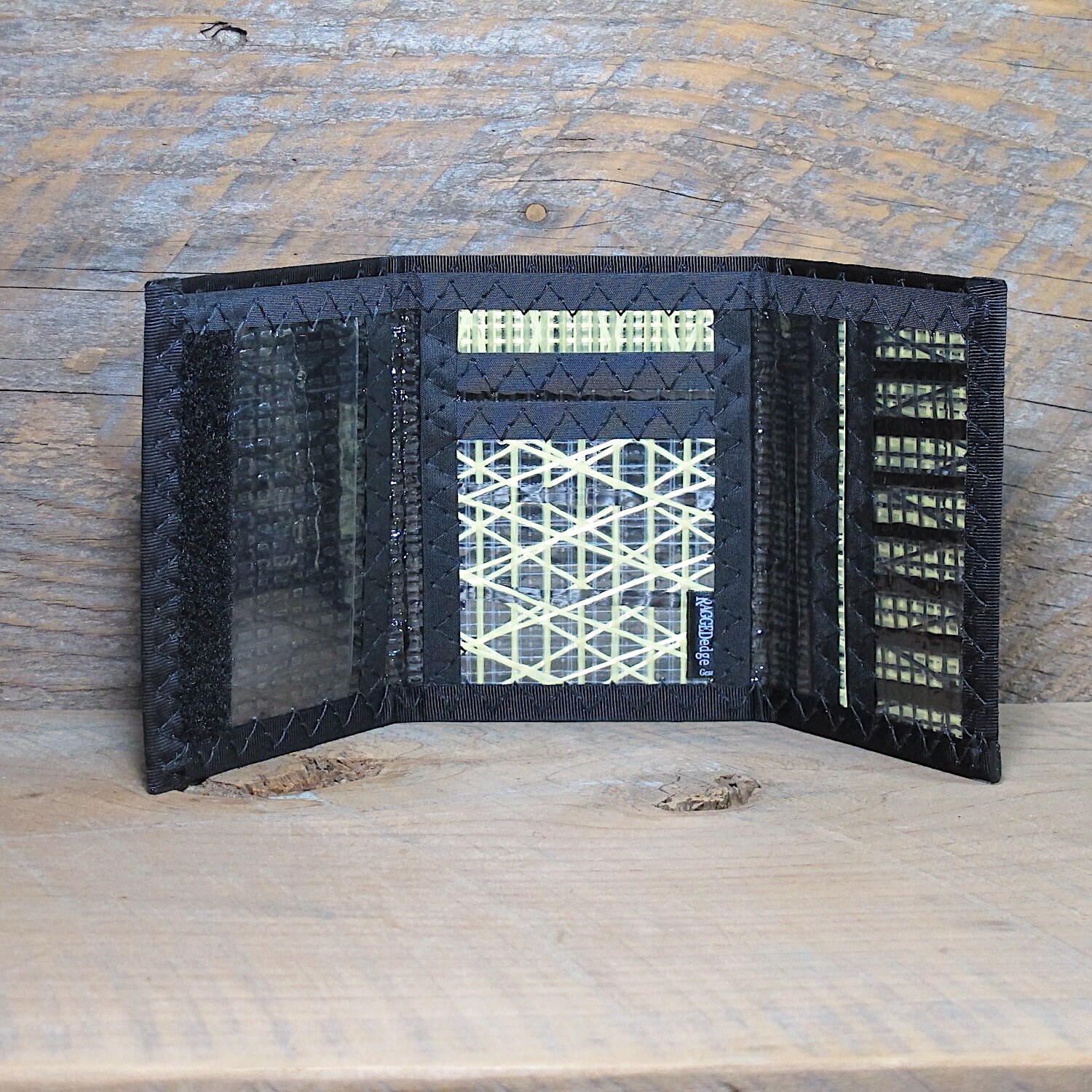 Carbon Fiber Trifold ID Wallet USA Made Carbon Fiber Black & Kevlar ...