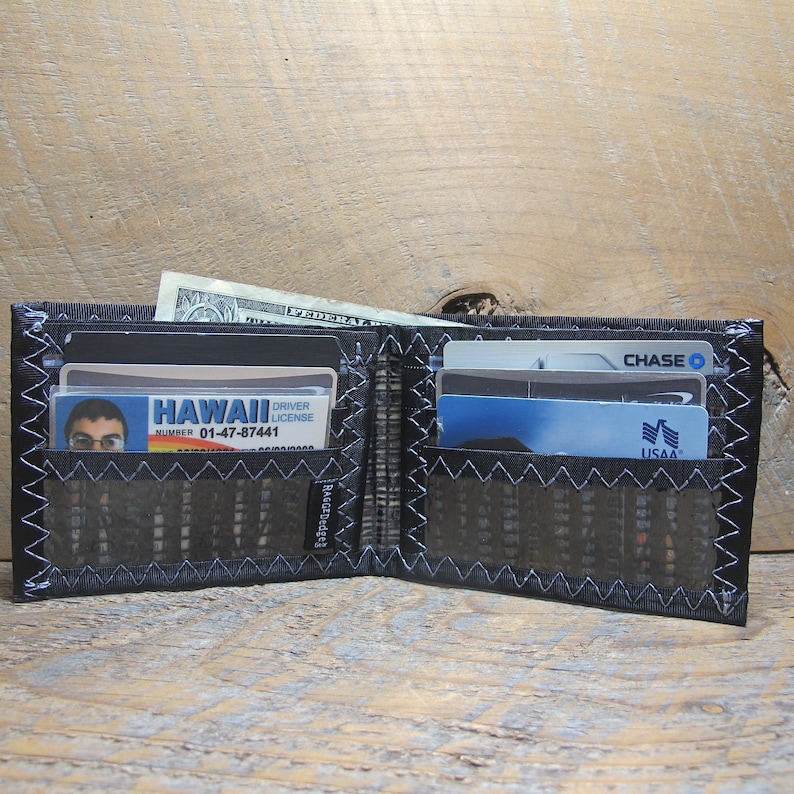 Carbon Fiber RFID Bifold Wallet - USA Made - Vegan - RFID Blocking ...