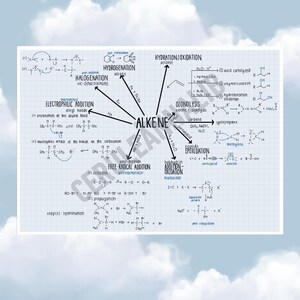 Organic Chemistry CB1103 Mind-maps - Etsy