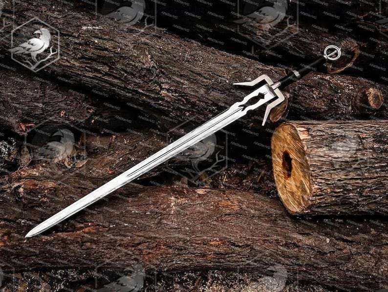 PAIR OF Geralt of Rivia Arondight's Witcher Sword, Witcher 03, Wild ...