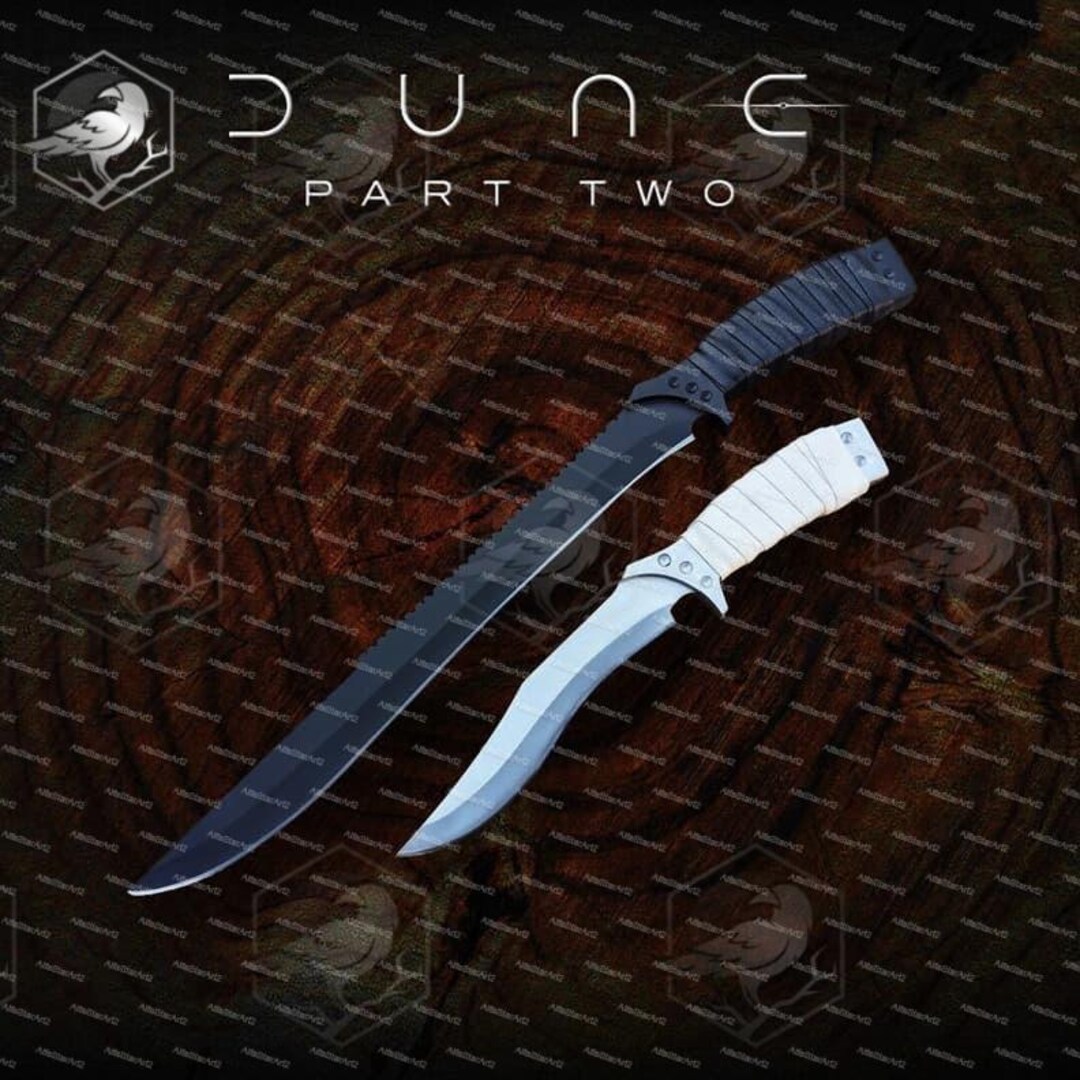 Dune 2 Knives: Feyd Rautha Movie Replica Handmade Knives | Carbon Steel ...