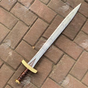 Custom Riptide Sword of Percy Jackson, Forged Olympians Sword ...