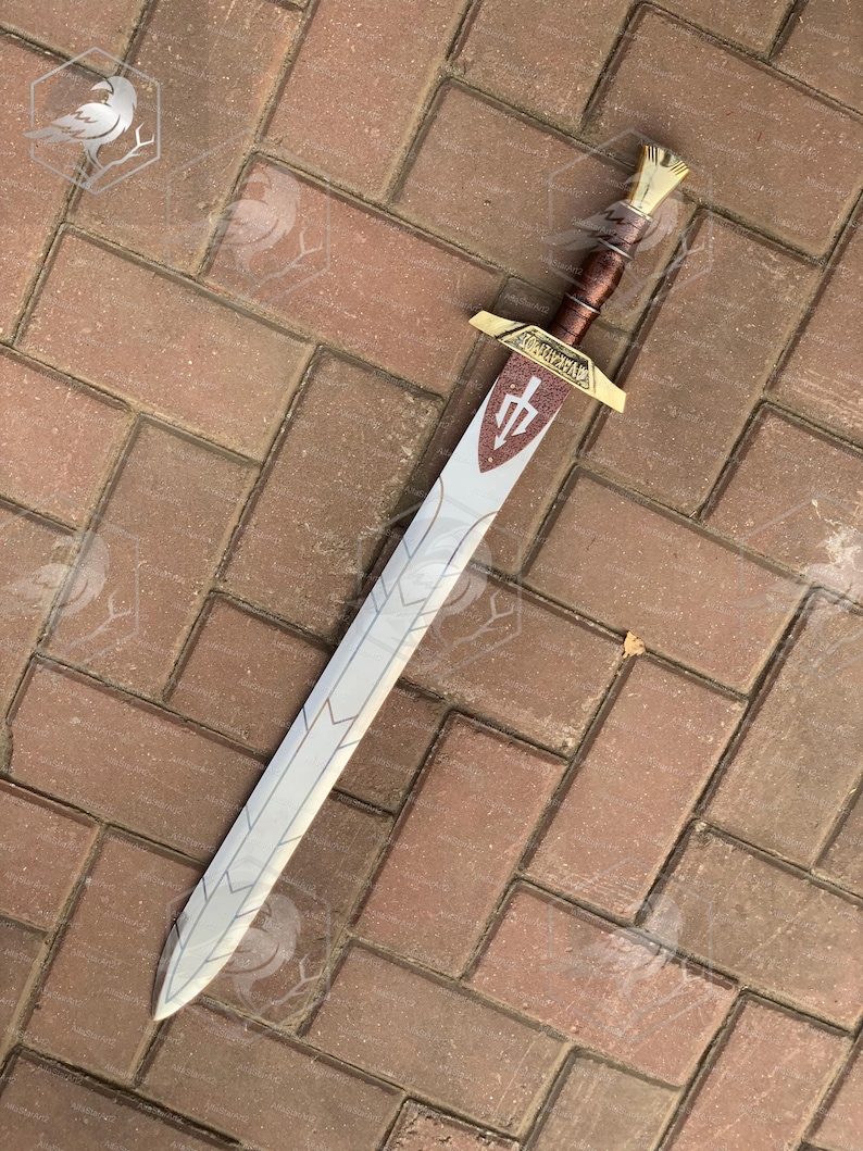 Custom Riptide Sword of Percy Jackson, Forged Olympians Sword ...