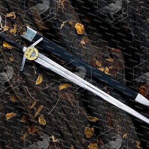 PAIR OF Geralt of Rivia Arondight's Witcher Sword, Witcher 03, Wild ...