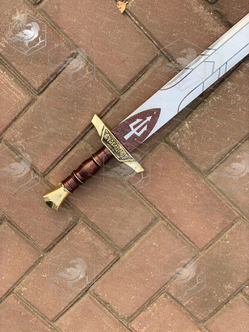 Custom Riptide Sword of Percy Jackson, Forged Olympians Sword ...