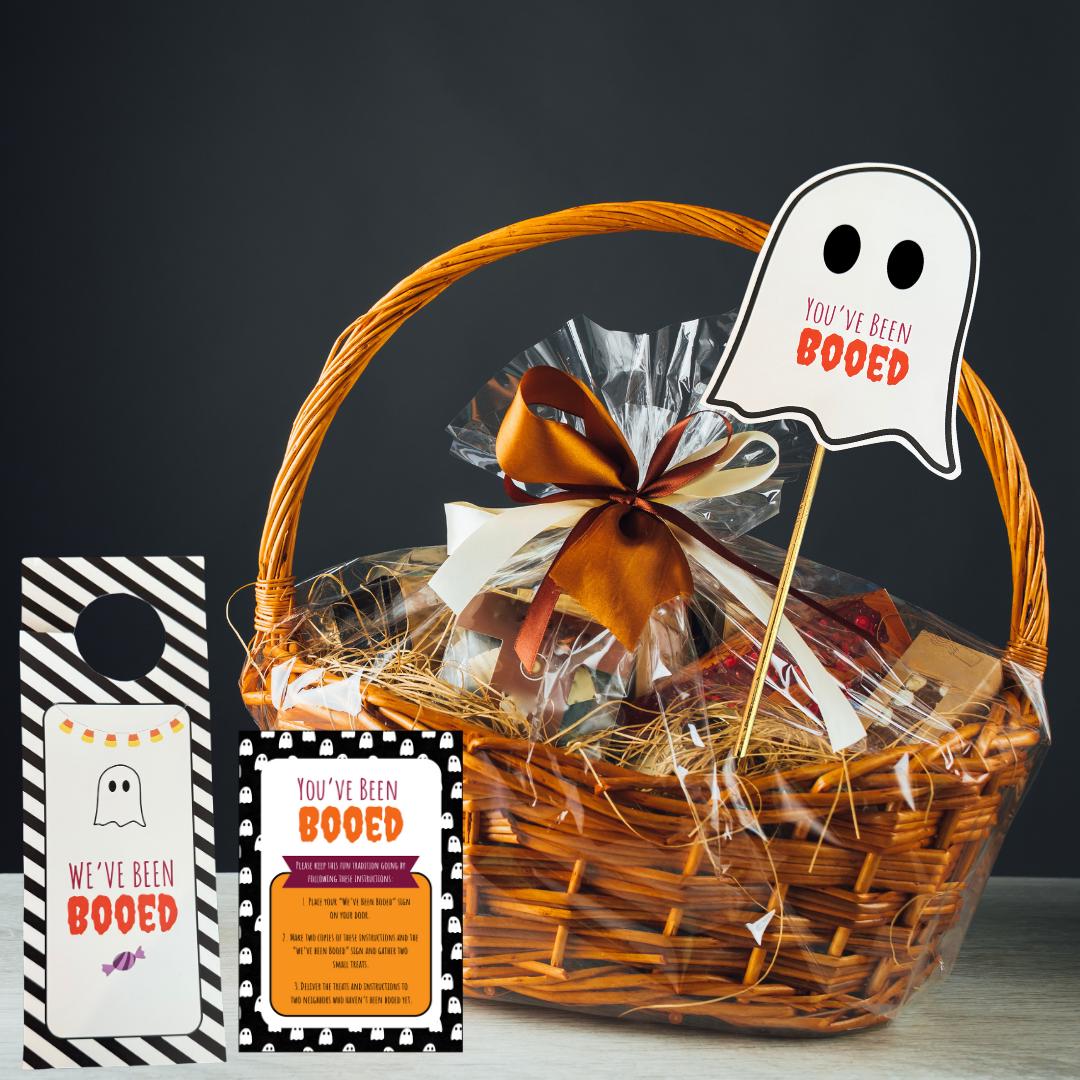 Boo Basket Tag You've Been Booed Halloween Gift Basket Digital Download ...