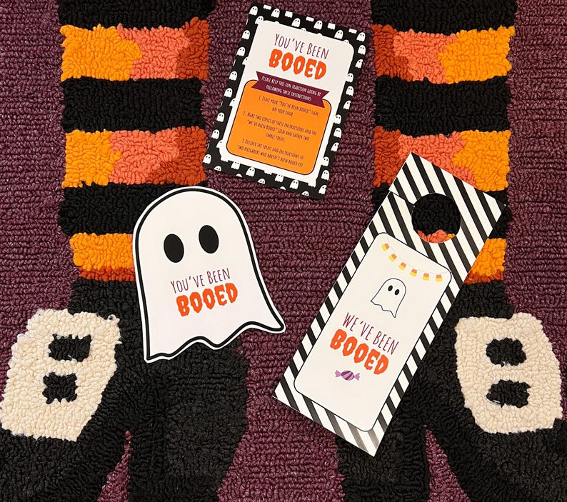 Boo Basket Tag You've Been Booed Halloween Gift Basket Digital Download ...