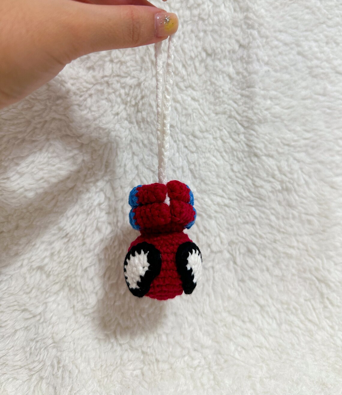 Spider Man Crochet/ Finish Crochet Keychains Product / Handmade Mini ...