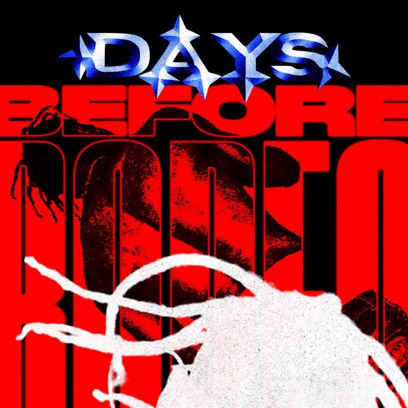 Travis Scott Poster, Vintage Style, Album Cover, Days Before Rodeo ...