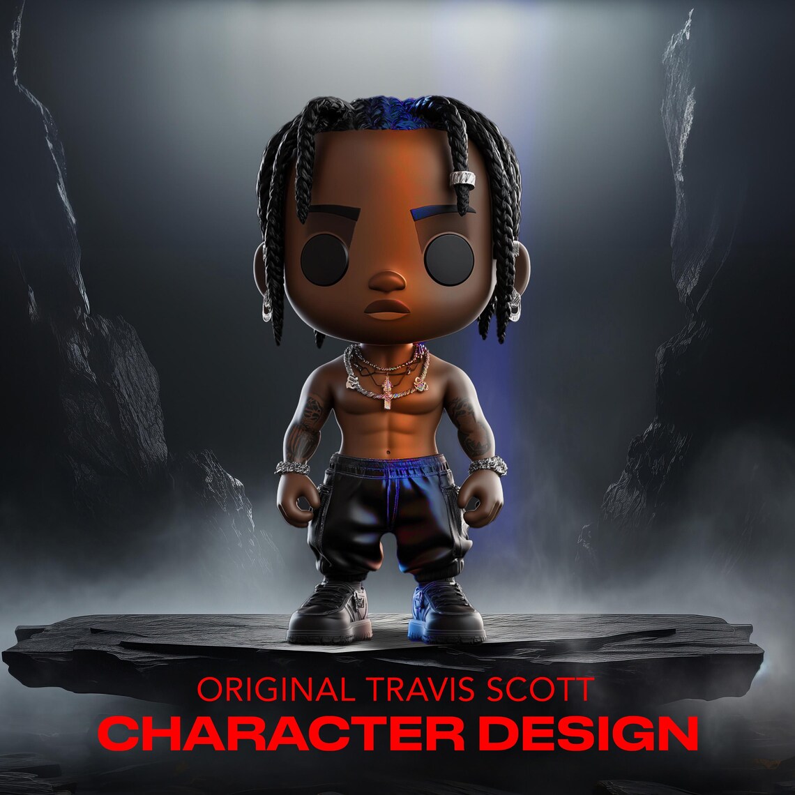 Travis Scott Digital Party Invite, Printable Cactus Jack Hypebeast ...