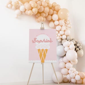 Editable Ice Cream Bar Menu Sign, Printable Ice Cream Bar Sign, Ice ...