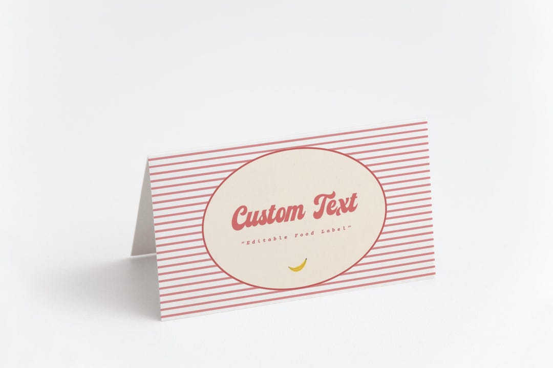 Vintage Curious George Food Tents: Monkey Party Decor (instant Download ...