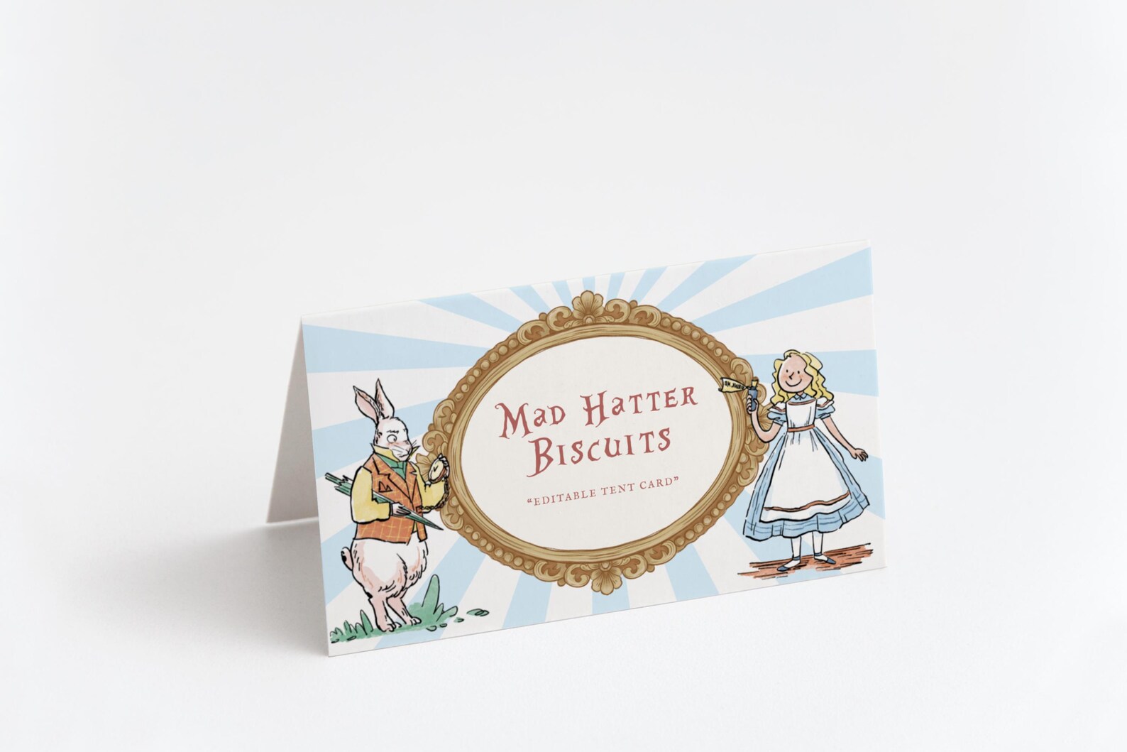 Alice in Wonderland Tent Cards: Whimsical Tea Party Food Labels ...