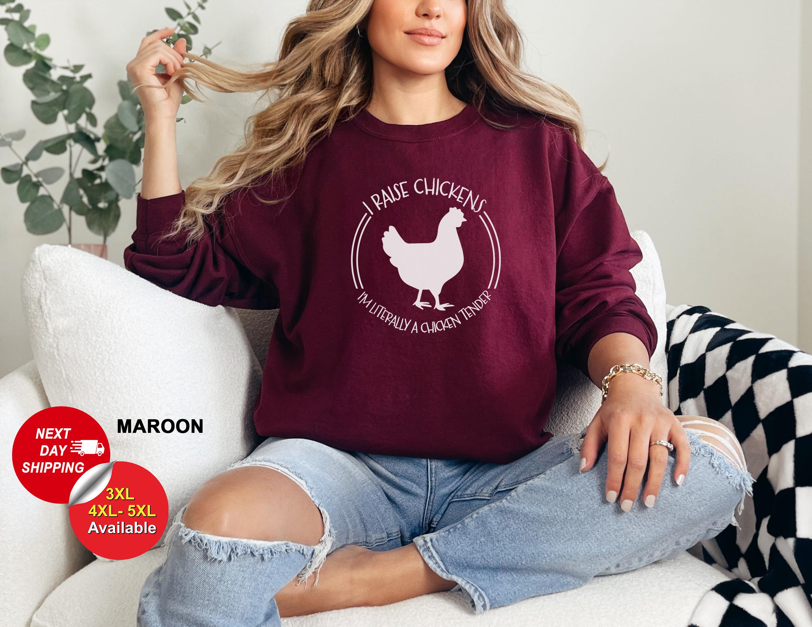 I Raise Chickens Sweatshirt, Chicken Owner Sweater, Chicken Sweatshirt ...