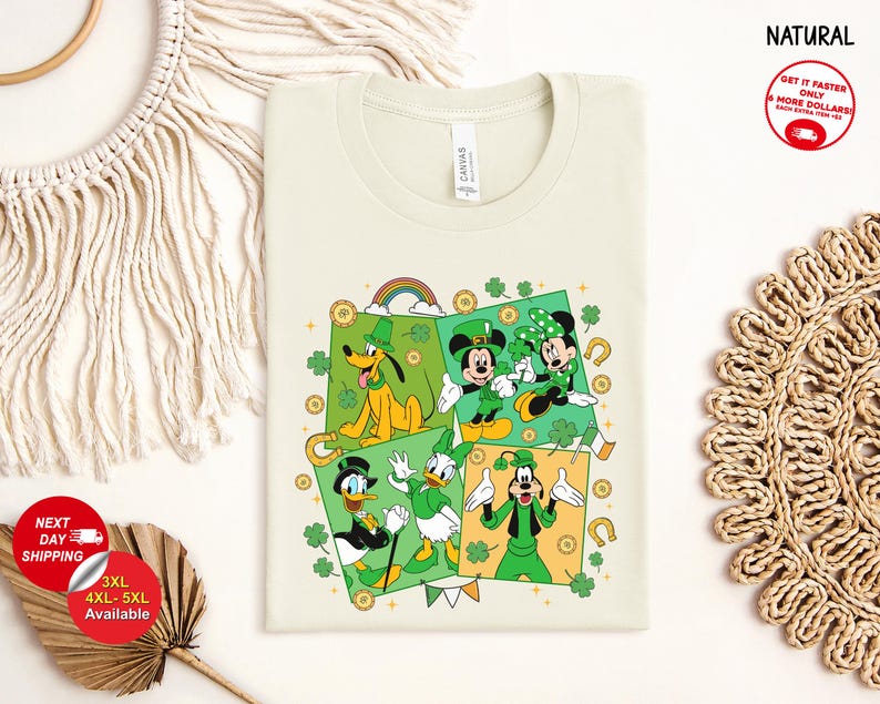 Disney Mickey & Friends Signature Happy St. Patrick’s Shirt, Mickey ...