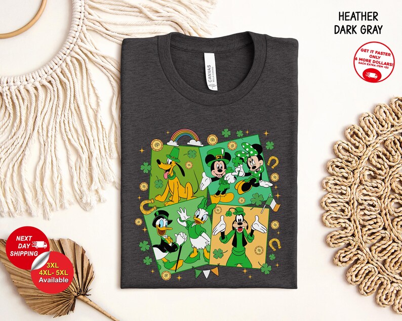 Disney Mickey & Friends Signature Happy St. Patrick’s Shirt, Mickey ...
