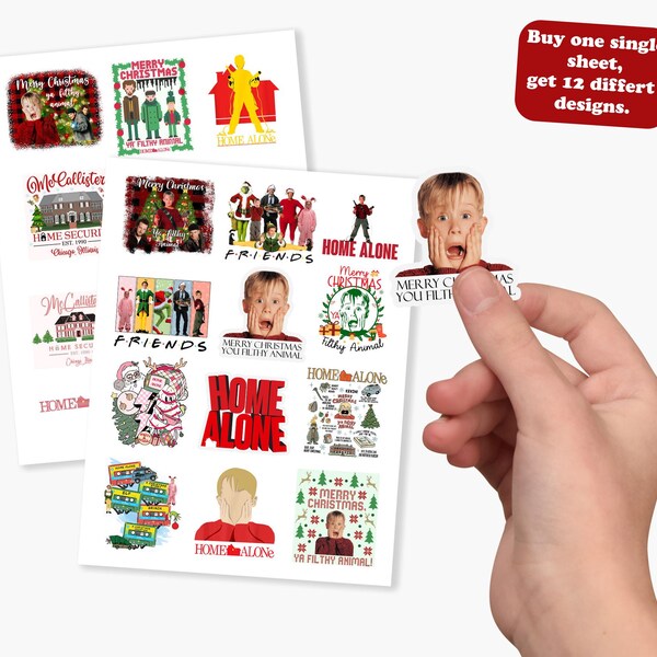 Home Alone Stickers - Etsy