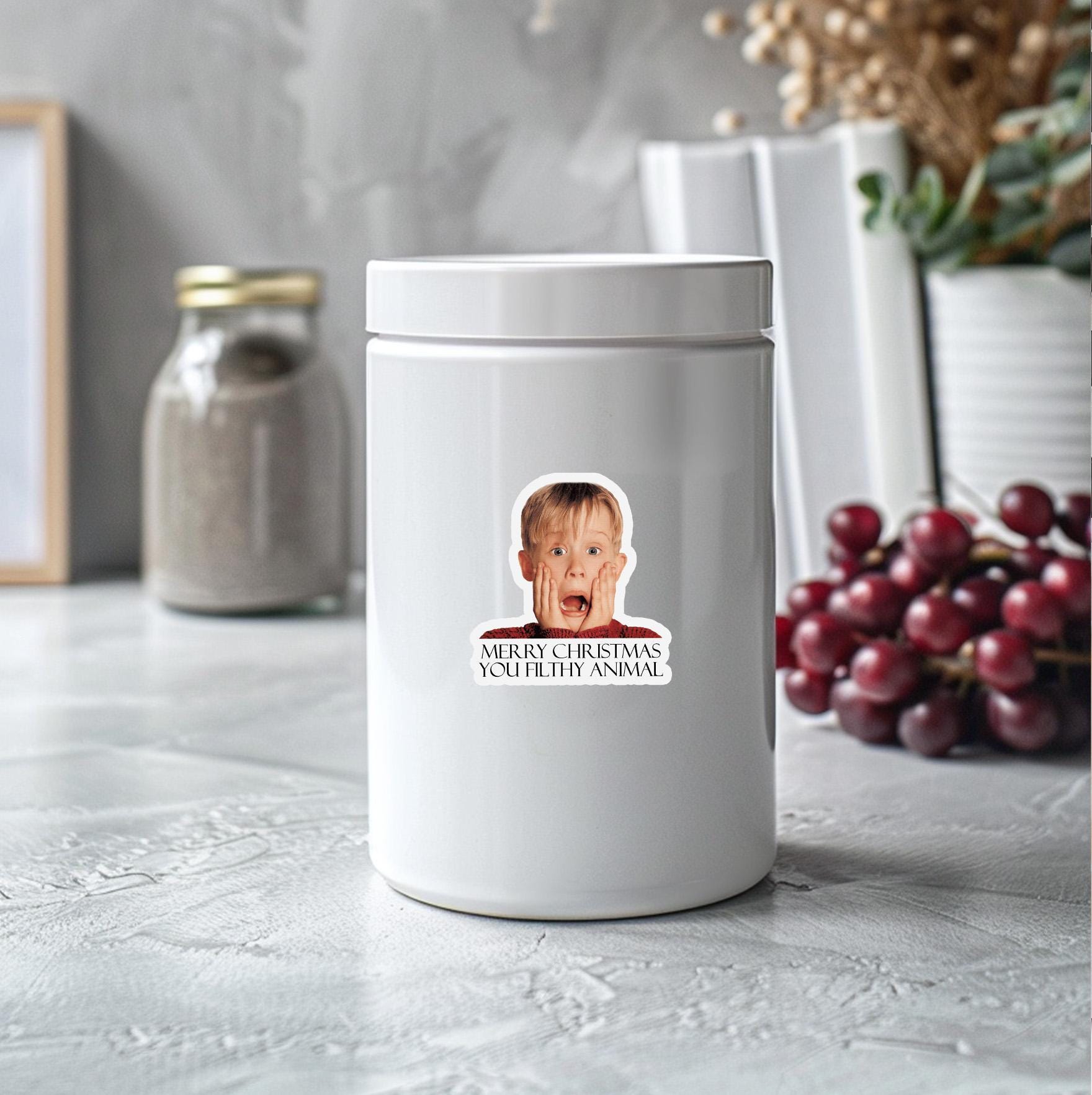 Home Alone Sticker, Home Alone Stickers 90s Christmas Movie Decals ...
