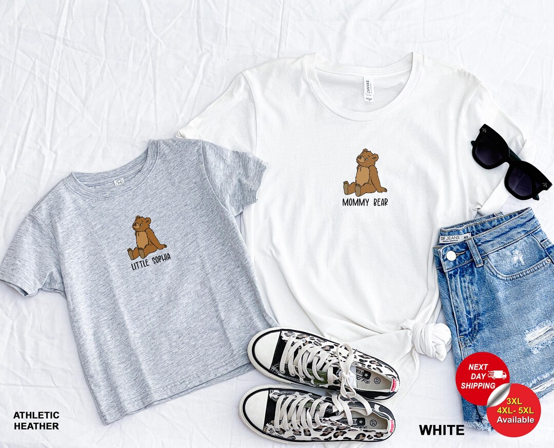 Custom Little Bear Shirt, Bear Friends Tee, Personalized Toddler T ...