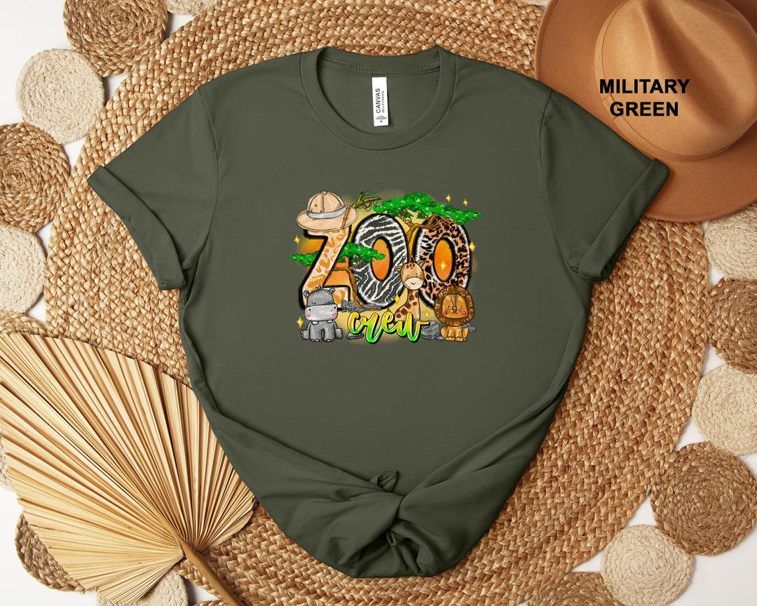 Zoo Crew Shirt, Family Zoo Trip Shirt, Animal Lover Shirt, Wildlife ...
