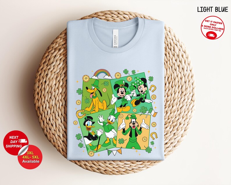 Disney Mickey & Friends Signature Happy St. Patrick’s Shirt, Mickey ...