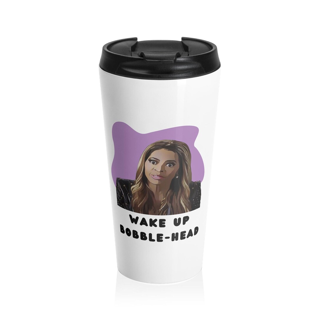 Mary Cosby 'wake up Bobblehead' Stainless Steel Travel Mug - RHOSLC ...