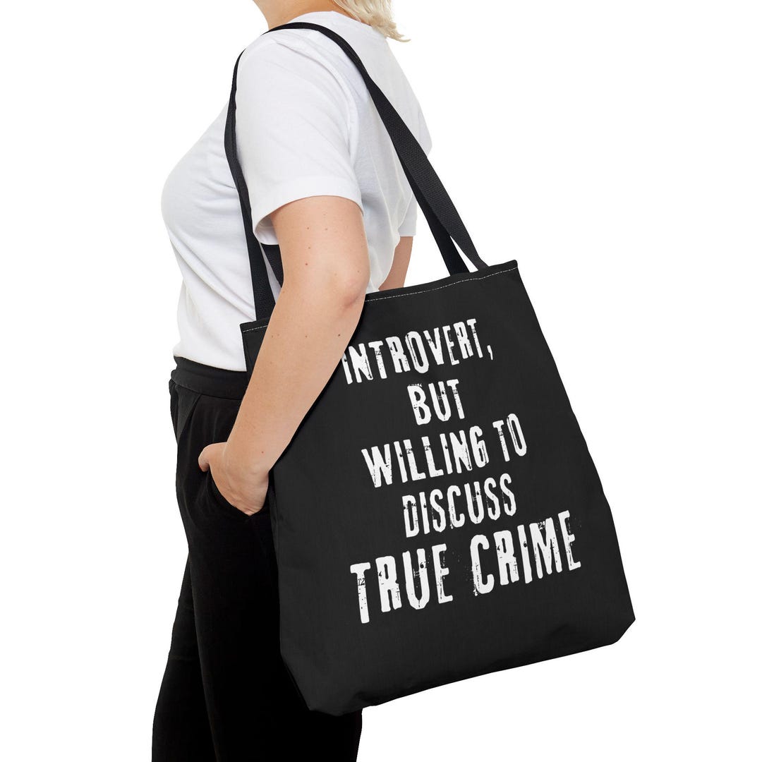 Introvert True Crime Obsessed Murder Mystery Merch Dateline Lover Crime ...