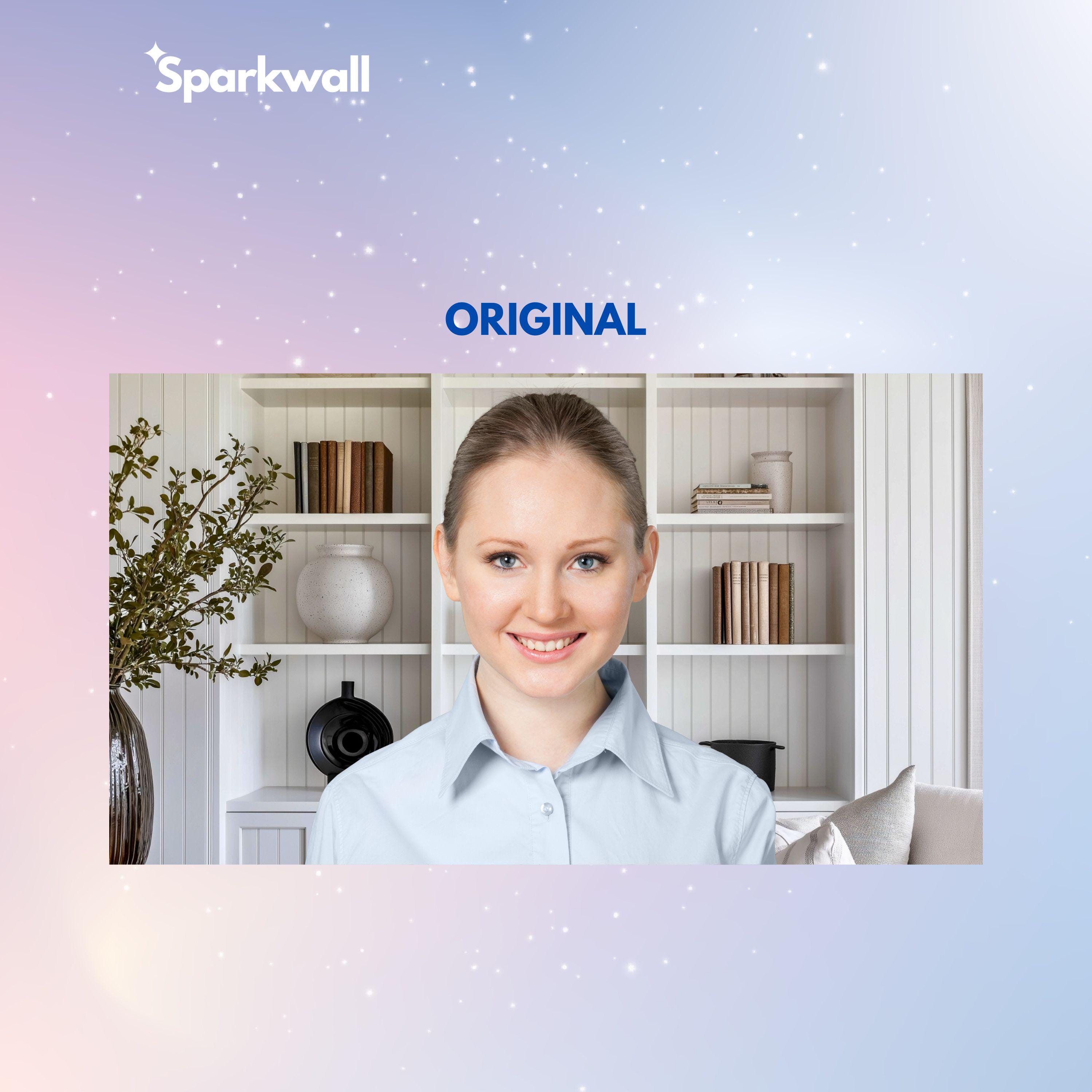 Zoom Background, Digital Backdrop, Bookcase, Wall Decor, Virtual ...