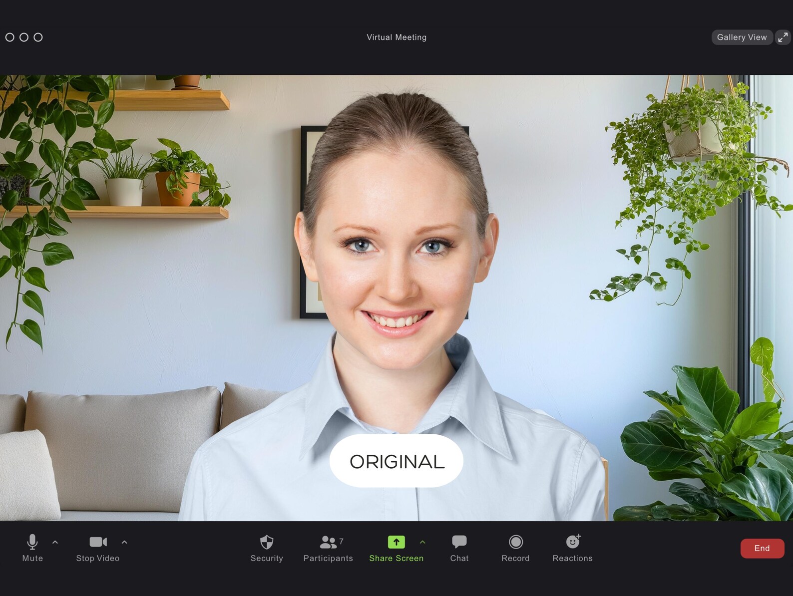 Zoom Background Home Office, Home Office Digital Backdrop, Work From ...