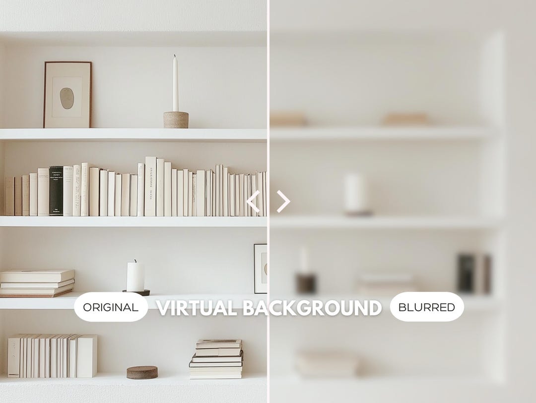 Neutral Zoom | MS Teams Background | Minimalist Digital Backdrop Home ...