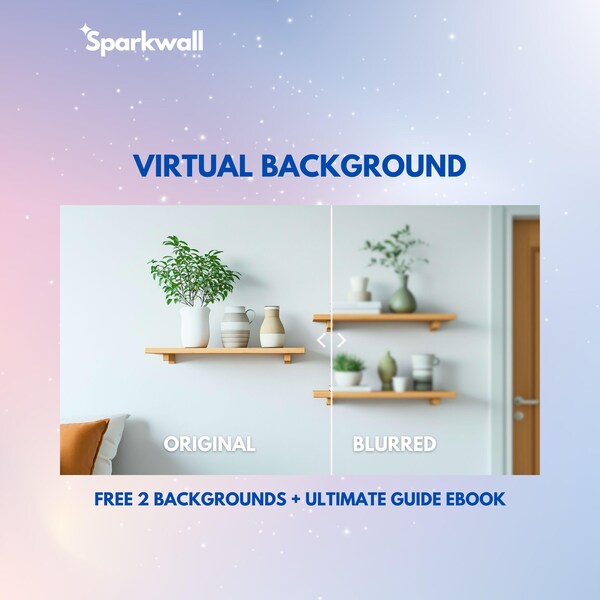 Zoom Background, Work From Home, Wall Decor, Digital Backgrounds, Zoom ...